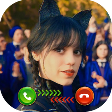 Fake call for Wednesday Addams for Android - Download