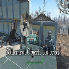 Settlement Objects Unlocked Fallout 4 için - Mod İndir
