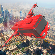 Ultimate Futuristic flying bus Driving Simulator para Android - Download