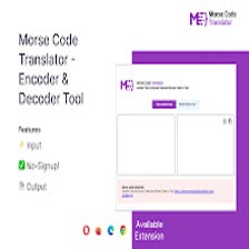 Morse Code Translator para Google Chrome - Extensión Descargar