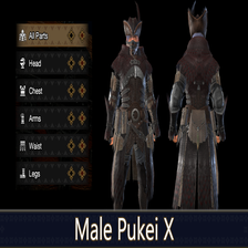 Better Armor Pigment - Male Pukei X for Monster Hunter Rise - Mod Download