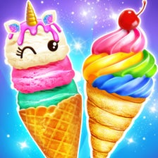 Rainbow Cone Dessert Maker for iPhone - Download