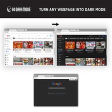 Go Dark Mode Google Chrome 용 - 확장 프로그램 다운로드