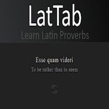 LatTab - Learn Latin Proverbs for Google Chrome - Extension Download