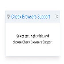 CheckBrowsersSupport for Google Chrome - Extension Download