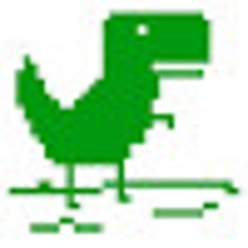 T-Rex Run 2D in Google page para Google Chrome - Extensión Descargar