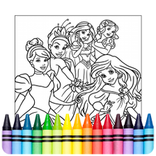 Princess Coloring Game pour Android - Télécharger