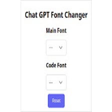 Chat GPT Font Changer Google Chrome 용 - 확장 프로그램 다운로드