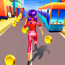 Lady Bug Subway Run Princess para Android - Descargar