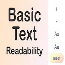 Basic Font Readability para Google Chrome - Extensión Descargar
