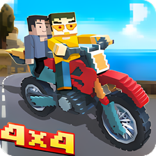 Blocky Moto Bike Winter Breeze para Android - Descargar