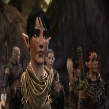 DA2 Merrill With Original Skin And Morrigan Hair for Dragon Age Origins ...