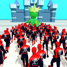 Superhero Crowd Pusher City für Android - Download
