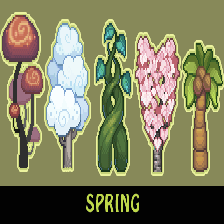 Magica Trees for Content Patcher for Stardew Valley - Mod Download