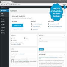 WordPress Dashboard Shortcut for Google Chrome - Extension Download