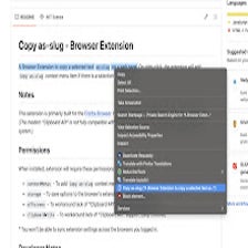 Copy as-slug for Google Chrome - Extension Download