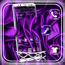 Purple Silk Launcher Theme APK para Android - Download