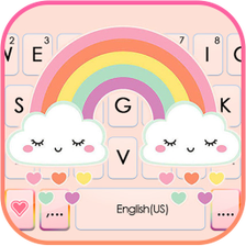 Rainbow Clouds Keyboard Backgr for Android - Download