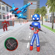 US Robot Stickman Rope Hero - para Android - Descargar