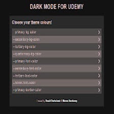 Udemy Dark Theme for Google Chrome - Extension Download