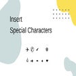 Special Characters for Google Chrome - Extension Download