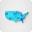US States map APK para Android - Descargar