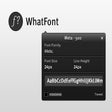 WhatFont สำหรับ Google Chrome - ส่วนขยาย ดาวน์โหลด