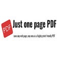 Just-One-Page-PDF สำหรับ Google Chrome - ส่วนขยาย ดาวน์โหลด