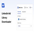 Linkedin Ad Library Downloader pour Google Chrome - Extension Télécharger