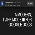 DocsAfterDark cho Google Chrome - Tiện ích mở rộng Tải về