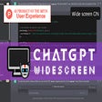 ChatGPT Widescreen Mode Google Chrome 용 - 확장 프로그램 다운로드