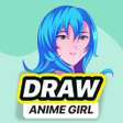 Draw Anime Girls: Step by Step Tutorials for Android - Download