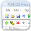 Pure CSS Menu Maker - Download