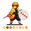 Demon Slayer Color By Number Pixel Art for Android - Download