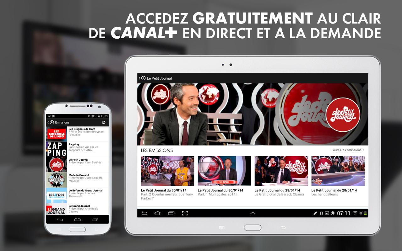 myCANAL pour Android - Télécharger