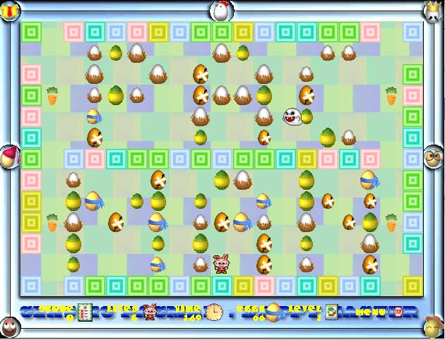 Classic Pacman Happy Easter - Download