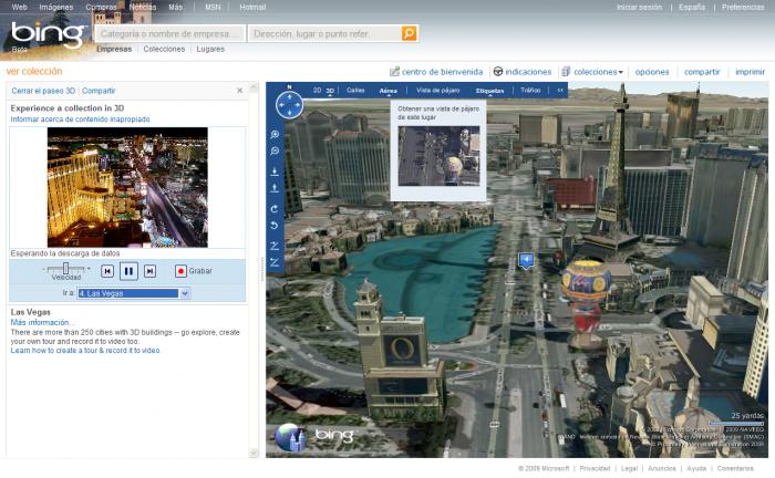 Bing Map Virtual Earth