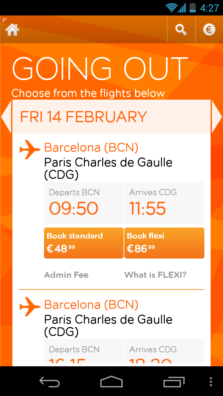 easyJet pour Android - Télécharger