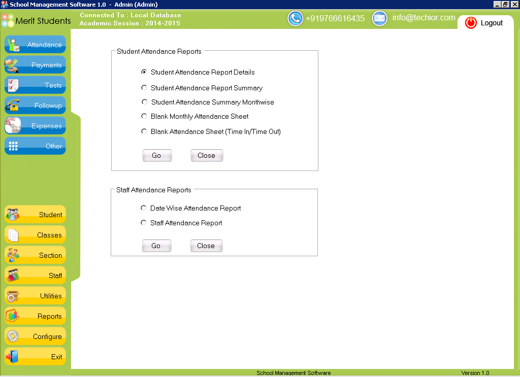 School Management Software - Download