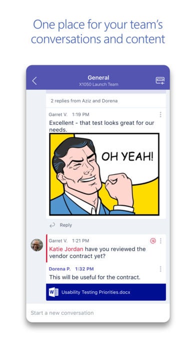 Microsoft Teams for iPhone - Download