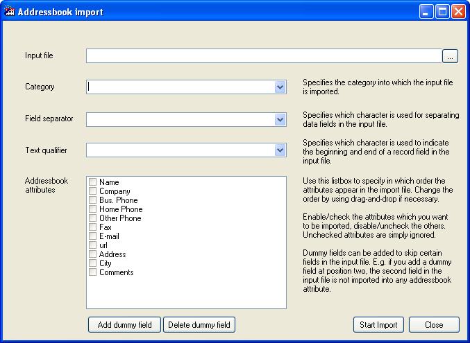 Custom Addressbook - Download