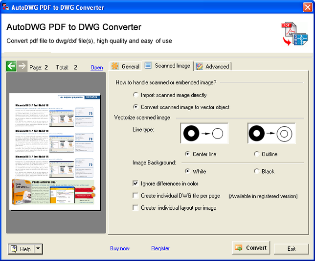 PDF To DWG PDF To DWG Converter 