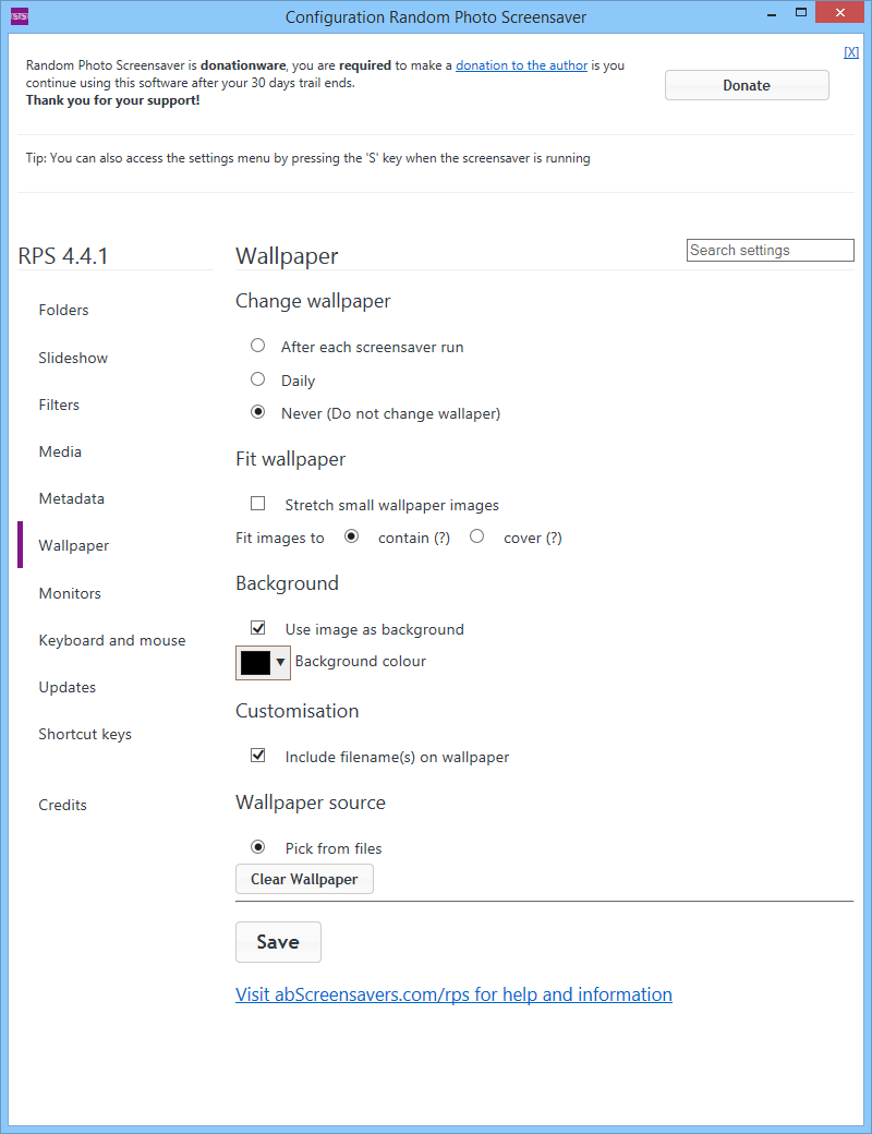 Random Photo Screensaver - Download