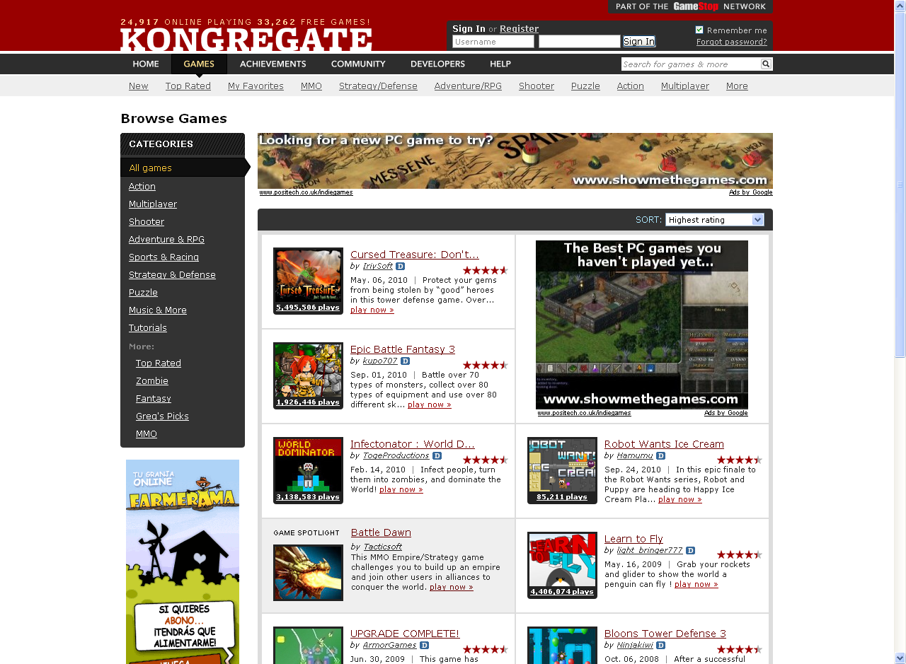 Kongregate Online