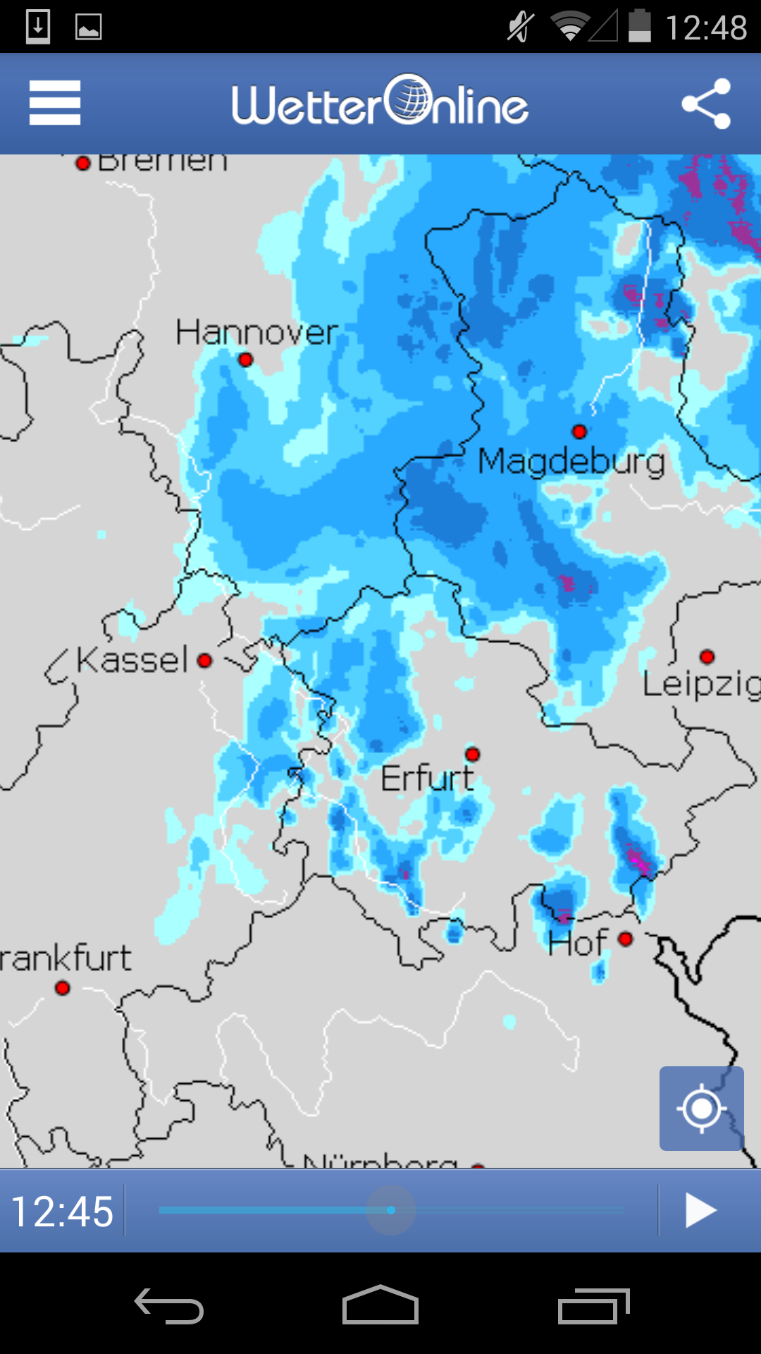 Wetter Frstenwalde Regenradar
