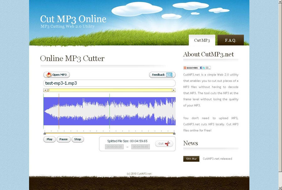 Cut MP3 Online Online
